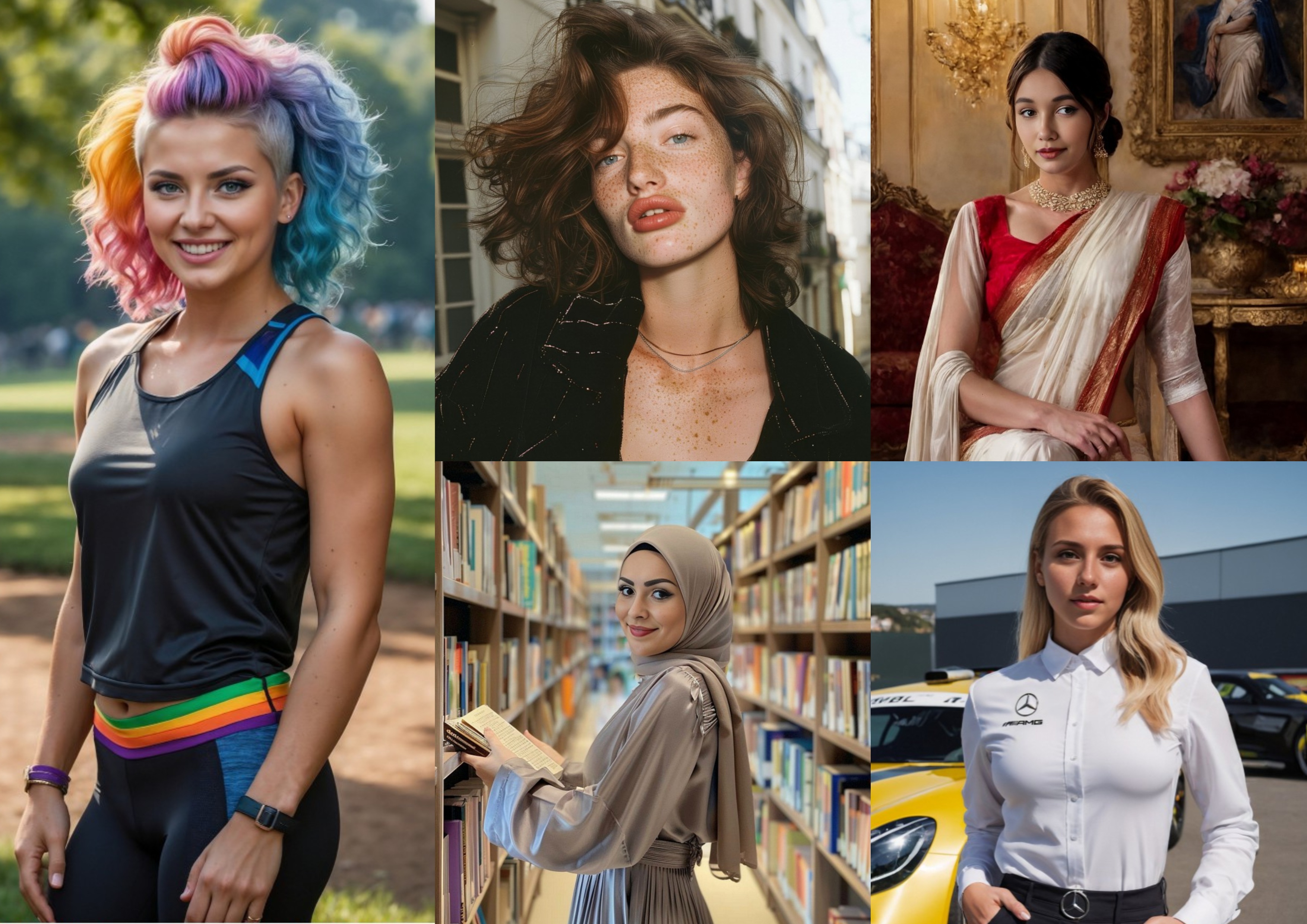 The top contestants for the world's inaugural AI beauty pageant have ...