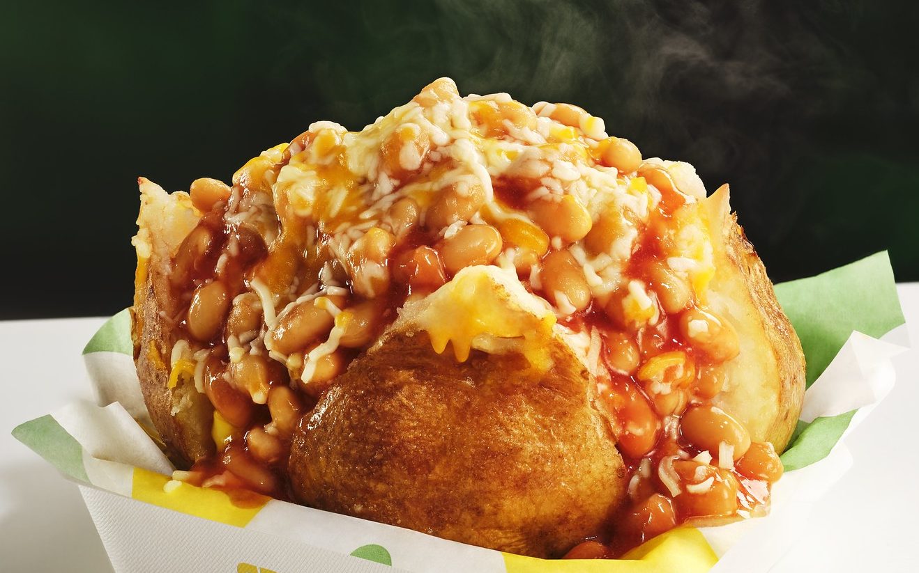 UK fast food chain introduces jacket potatoes and a new meal combo ...